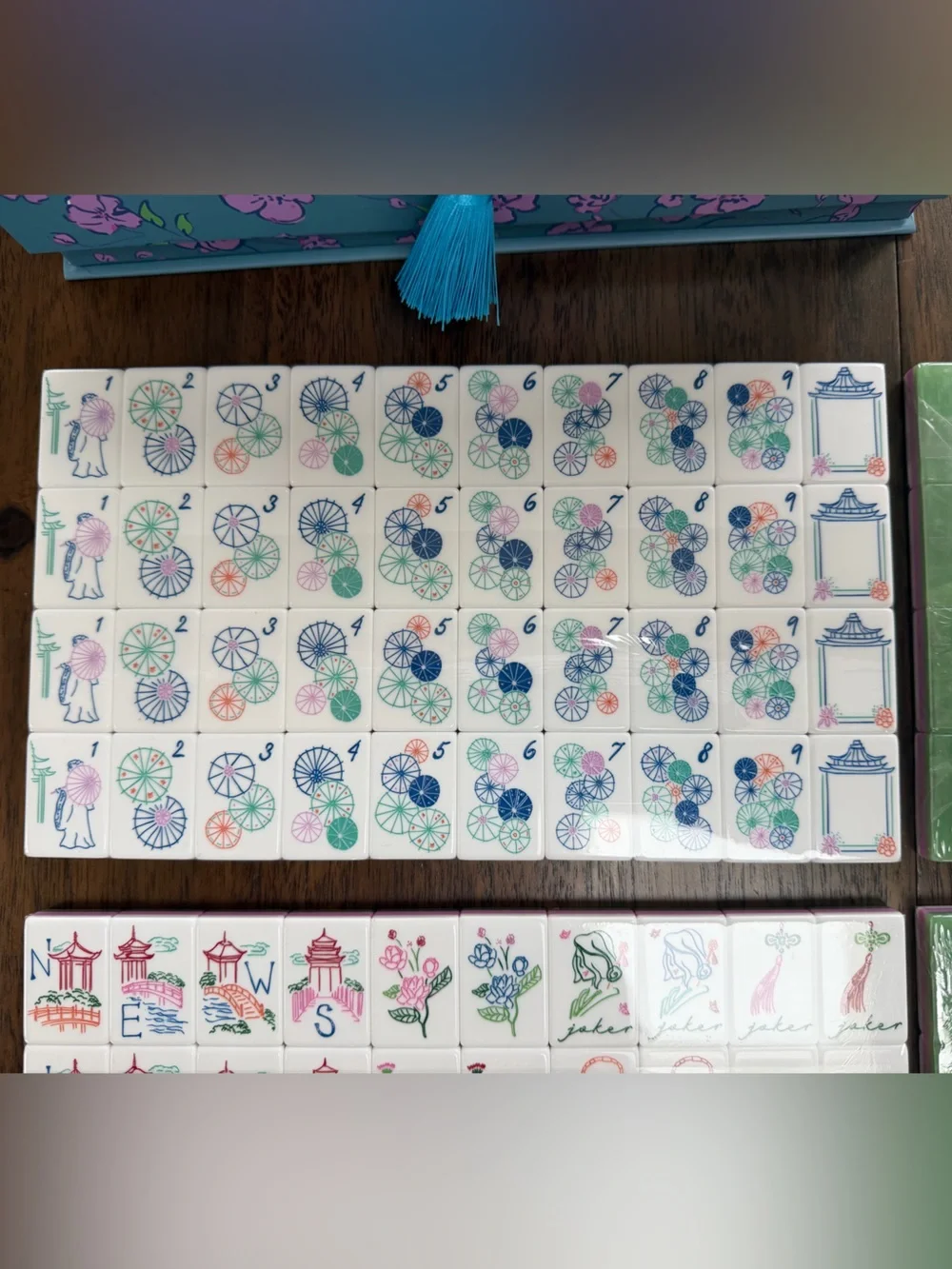 miss mahjong | Games | Authentic Bnwt Miss Classic Home Mahjong Set ...